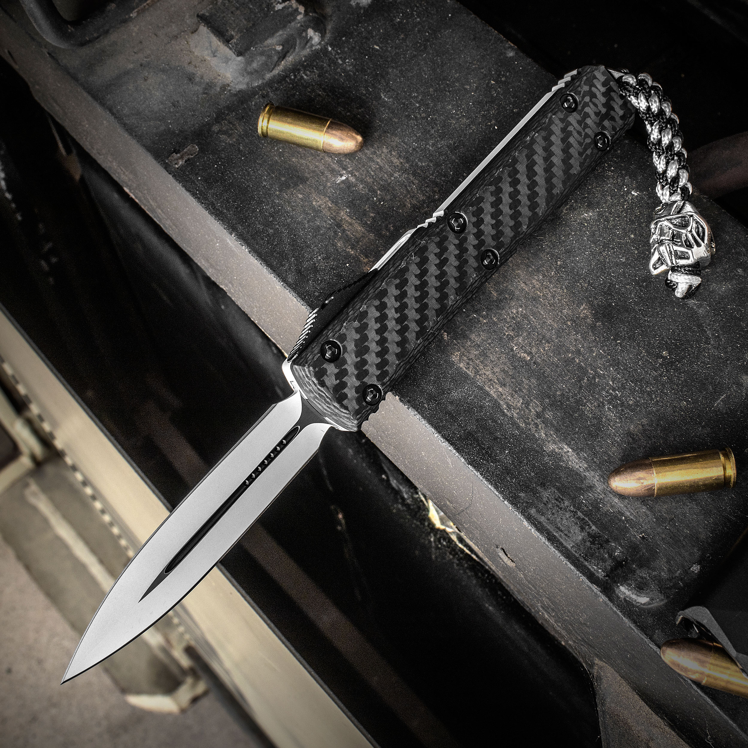 Microtech Signature Series Stormtrooper Ultratech AUTO OTF 3.46" White ...