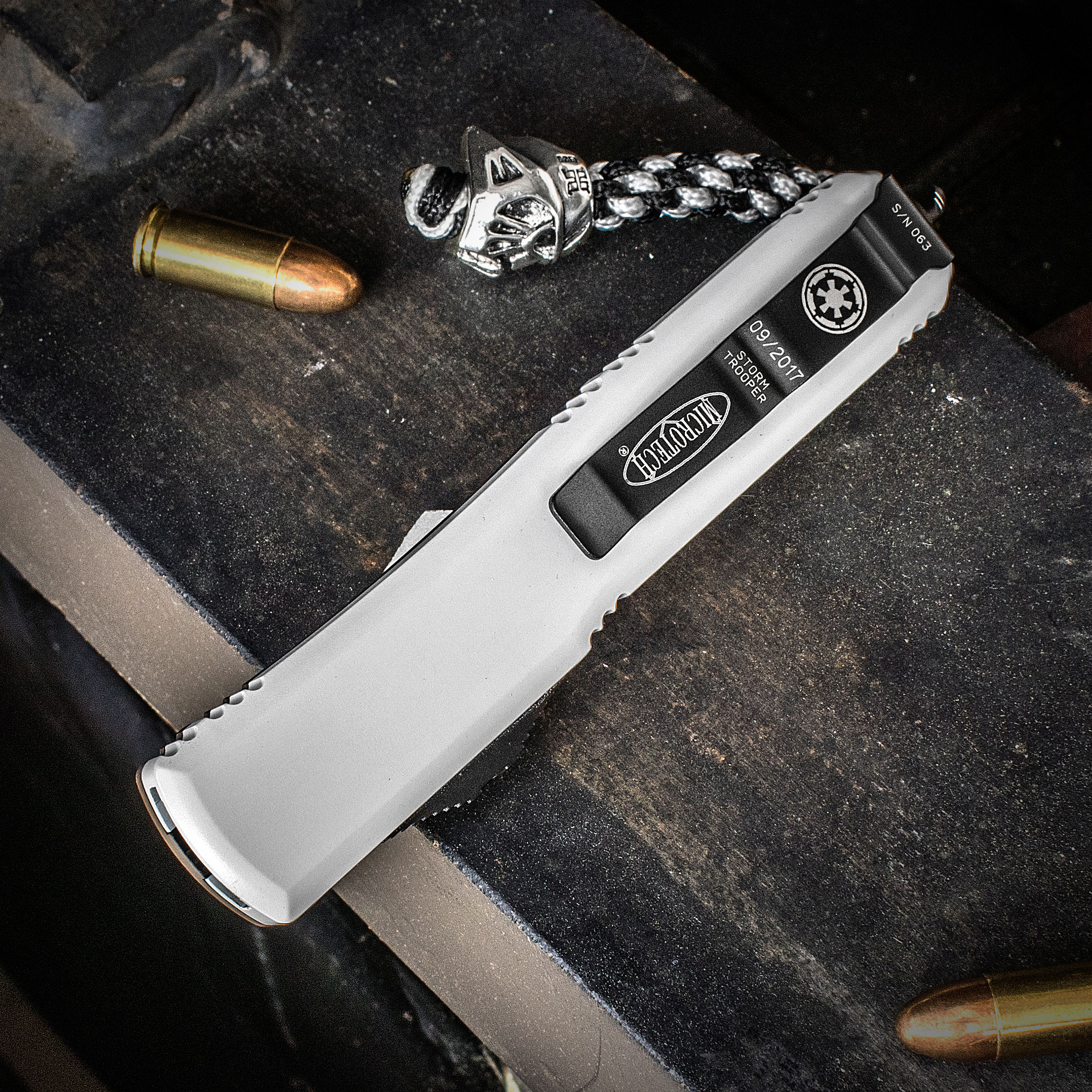 Microtech Signature Series Stormtrooper Ultratech AUTO OTF 3.46" White ...