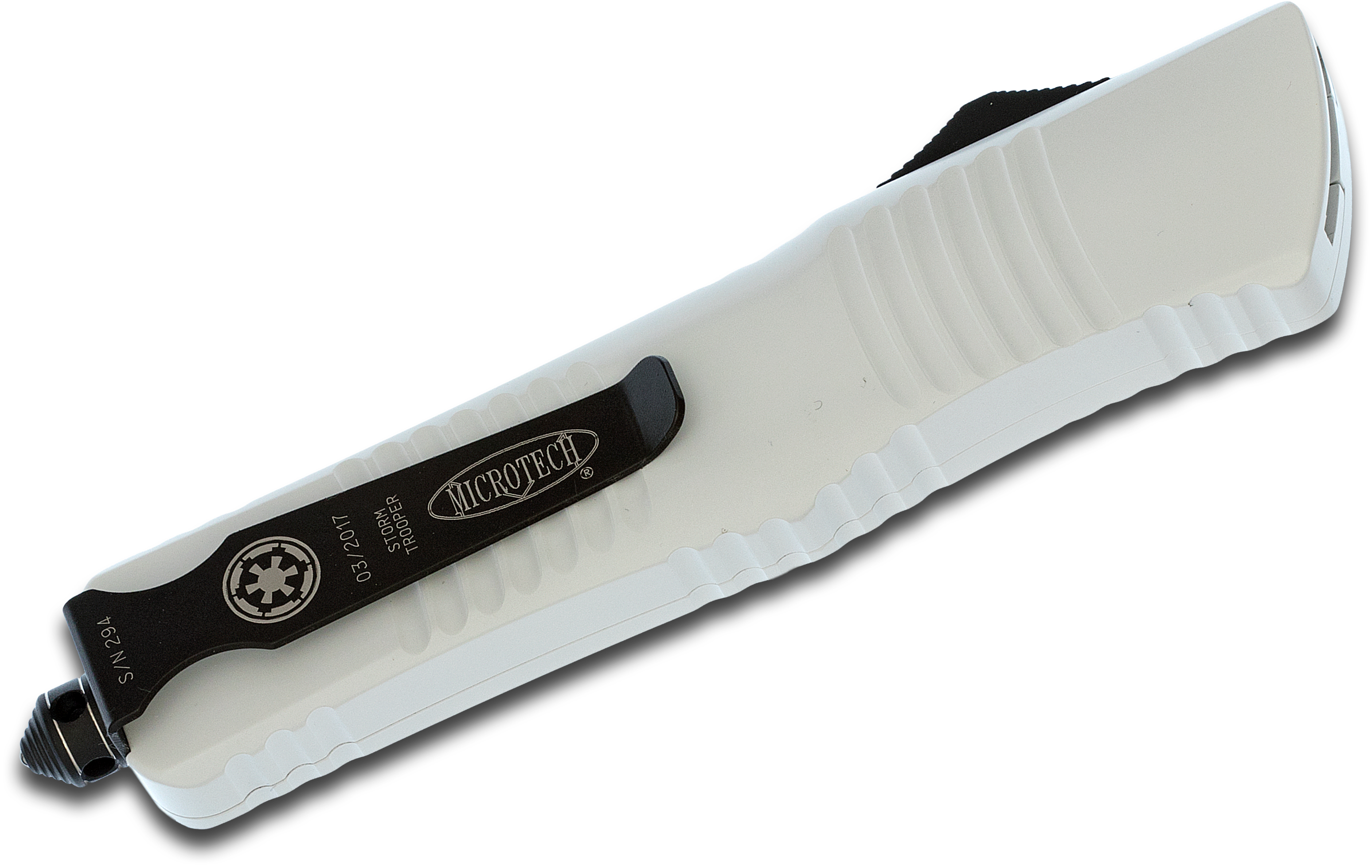 Microtech Special Stormtrooper Combat Troodon AUTO OTF 3.75" White ...