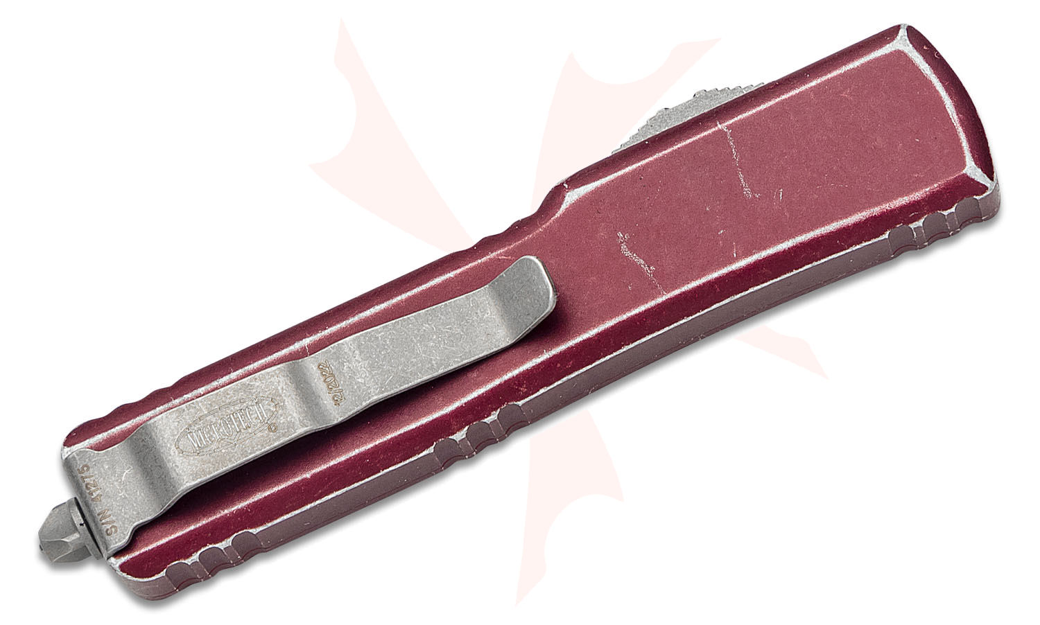 Microtech 147-10DMR UTX-70 AUTO OTF Knife 2.41" Stonewashed Double Edge ...