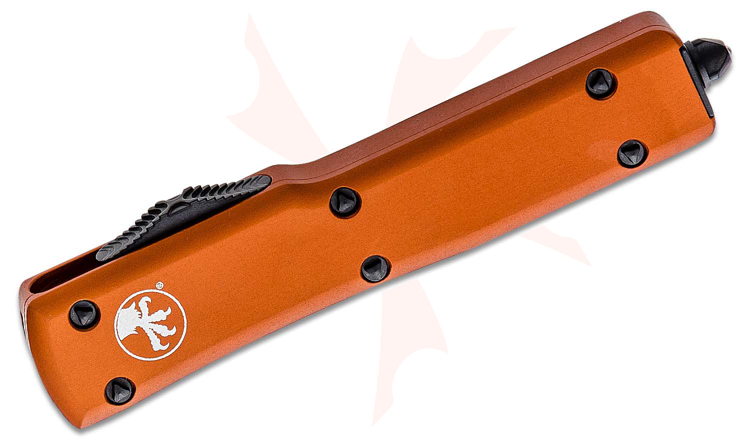 Microtech 148-1OR UTX-70 AUTO OTF Knife 2.41" Black Drop Point Plain ...