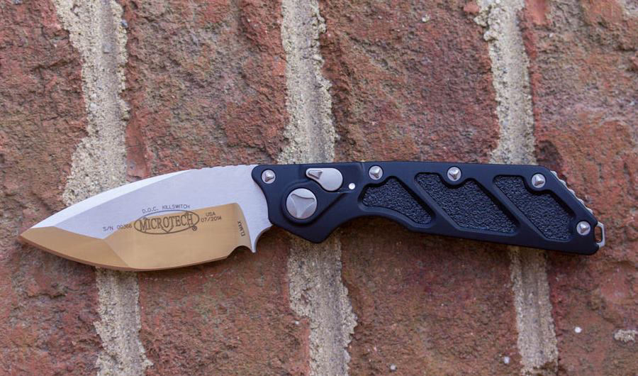 Microtech 154-4 DOC Killswitch Death on Contact AUTO 4" Satin Plain ...