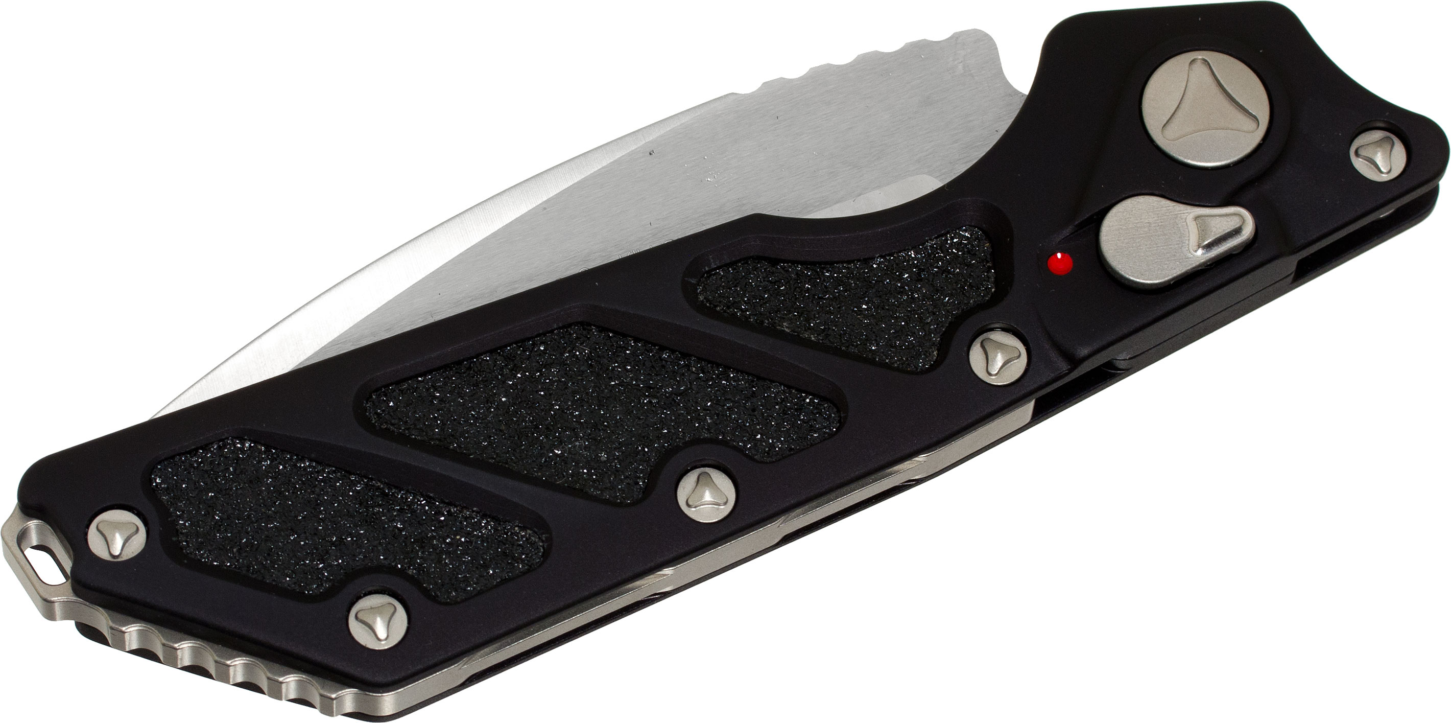 Microtech 154-5 DOC Death on Contact Killswitch AUTO 4" Satin Combo Blade, Aluminum Handles ...