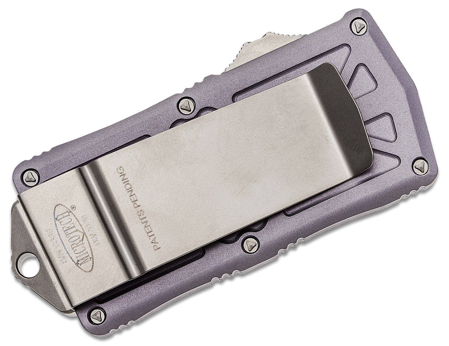 Microtech 157-10GY Exocet OTF Money Clip AUTO Knife 1.98" Stonewashed ...