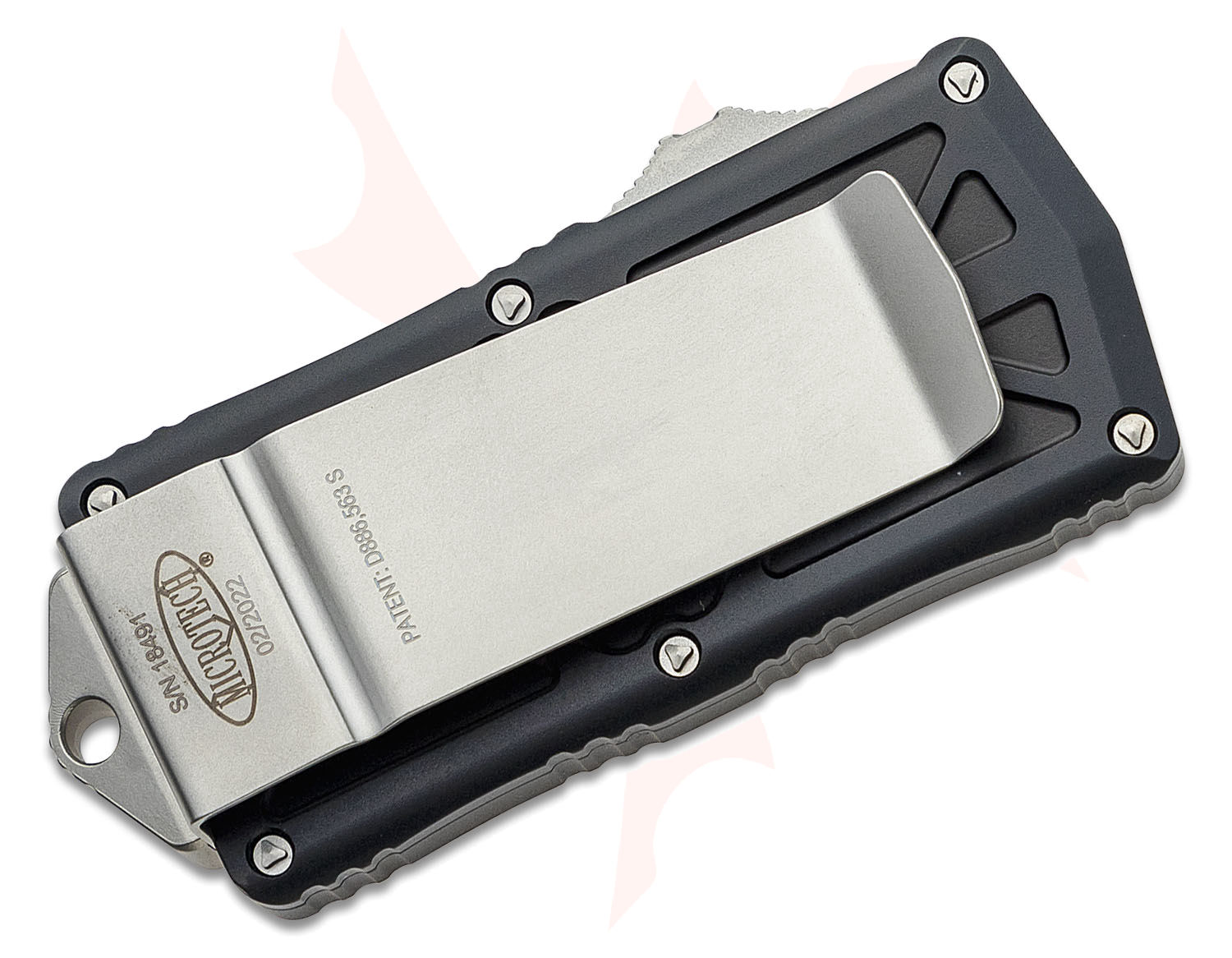 Microtech 157-12 Exocet OTF Money Clip AUTO Knife 1.98" Stonewashed ...