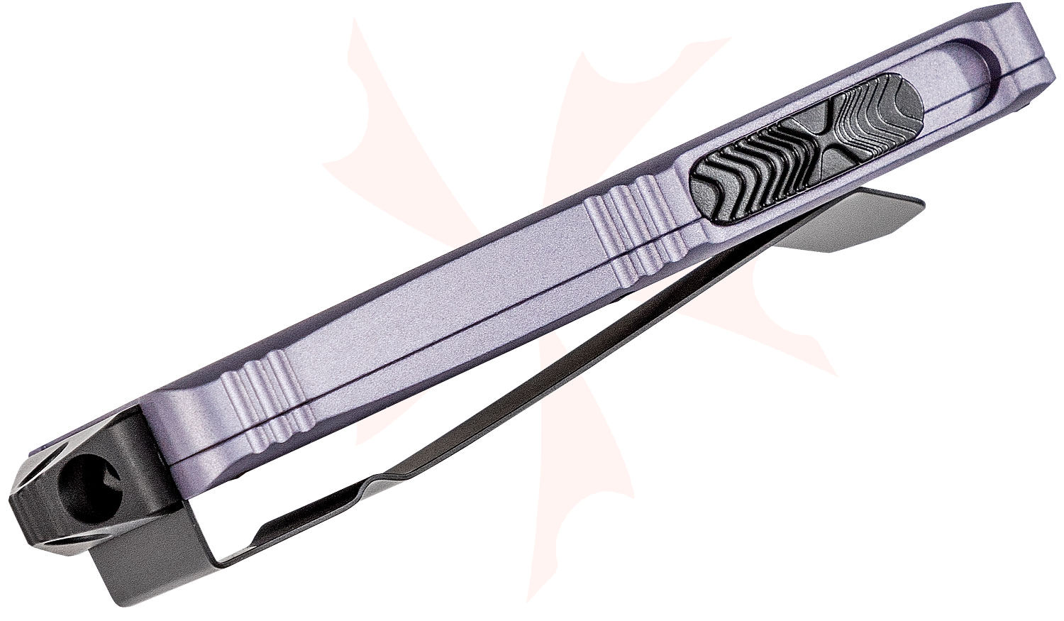 Microtech 157-1GY Exocet OTF Money Clip AUTO Knife 1.98" Black Double ...
