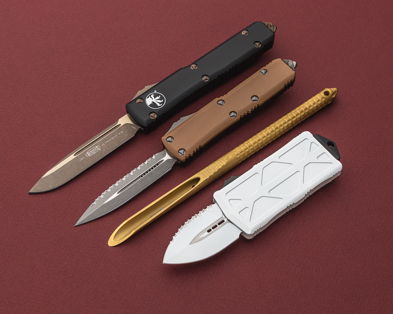 Microtech 157-3ST Stormtrooper Exocet OTF Money Clip AUTO Knife 1.98 ...