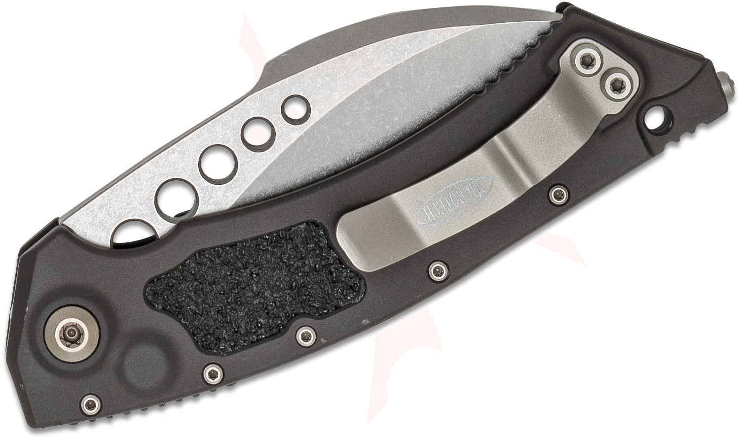 Microtech 166-10 Proof Run Hawk AUTO Folding Knife 3.95" Stonewashed ...