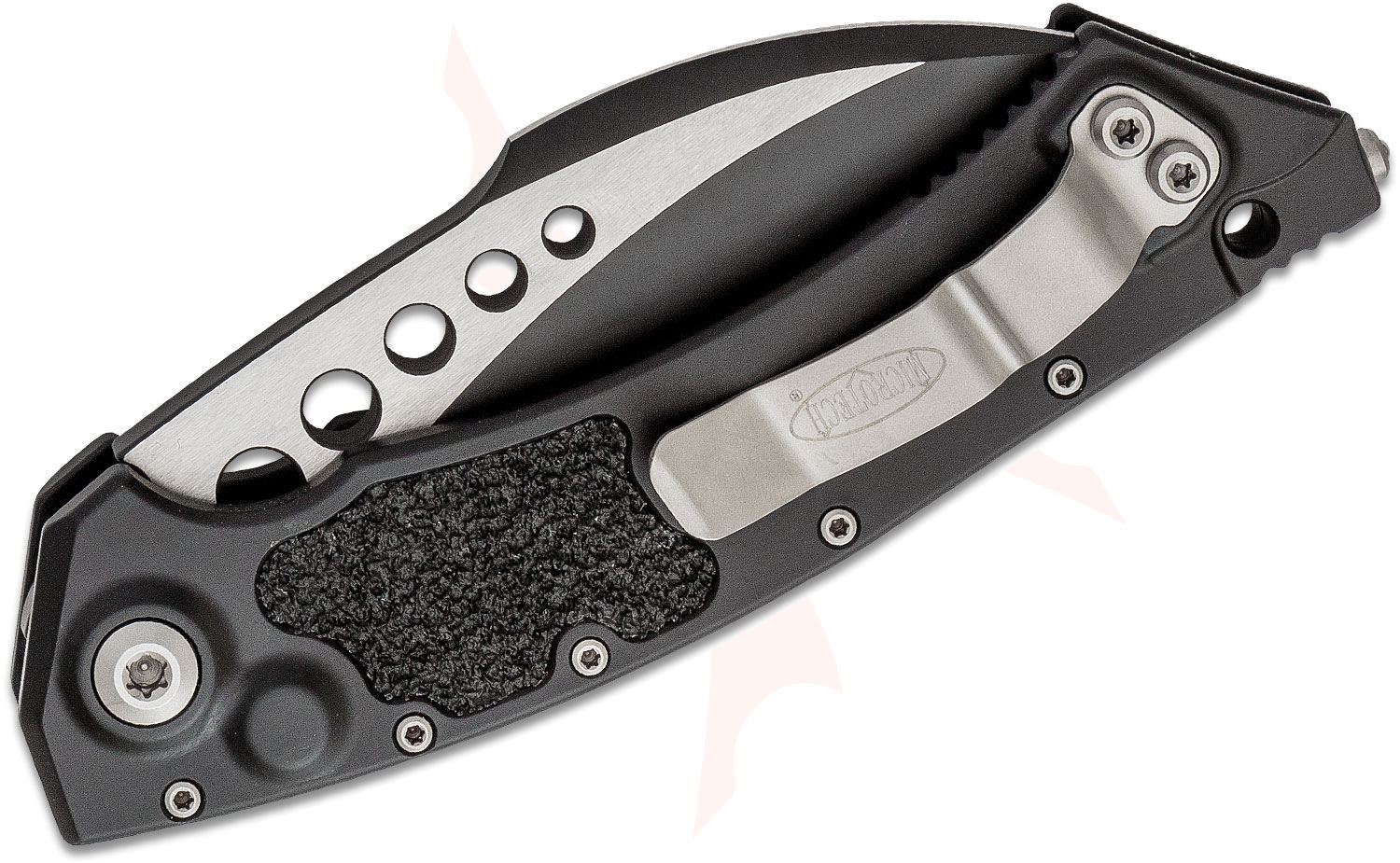 Microtech 166-1 Hawk AUTO Folding Knife 3.95" Black Karambit Blade ...