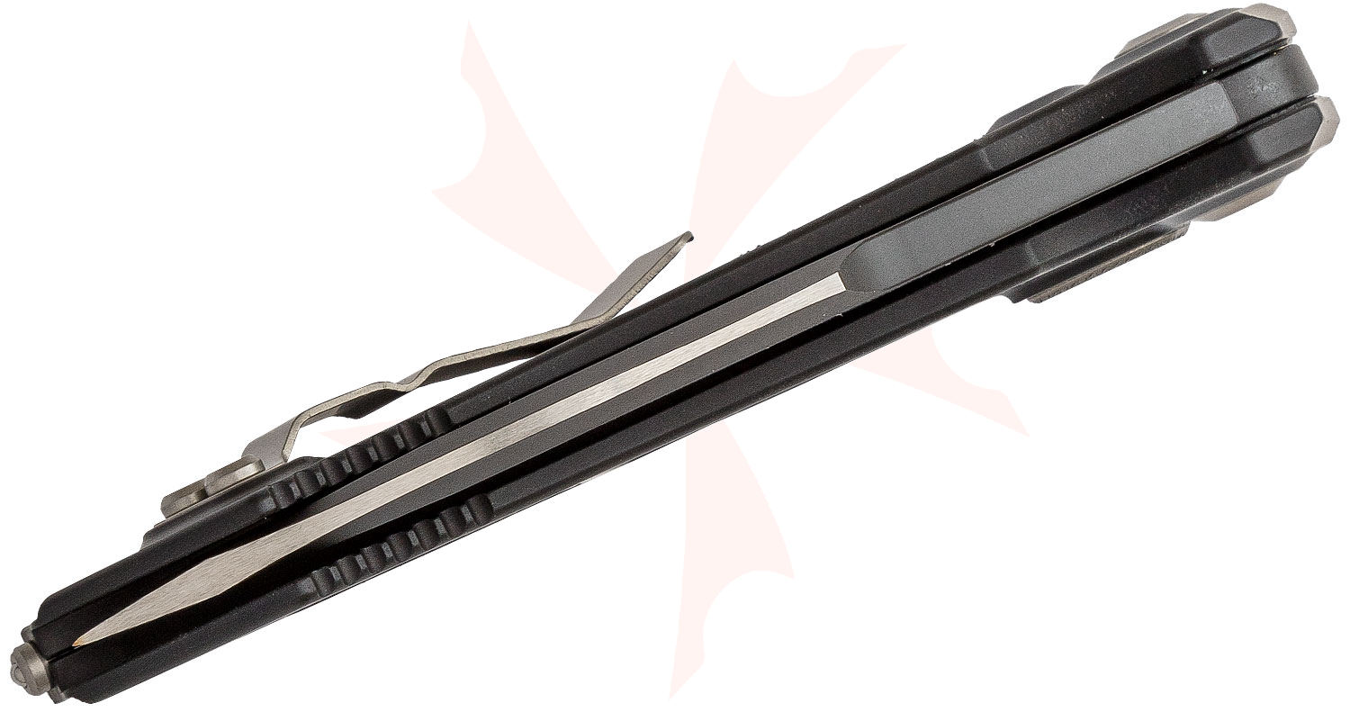 Microtech 166-1 Hawk AUTO Folding Knife 3.95" Black Karambit Blade ...