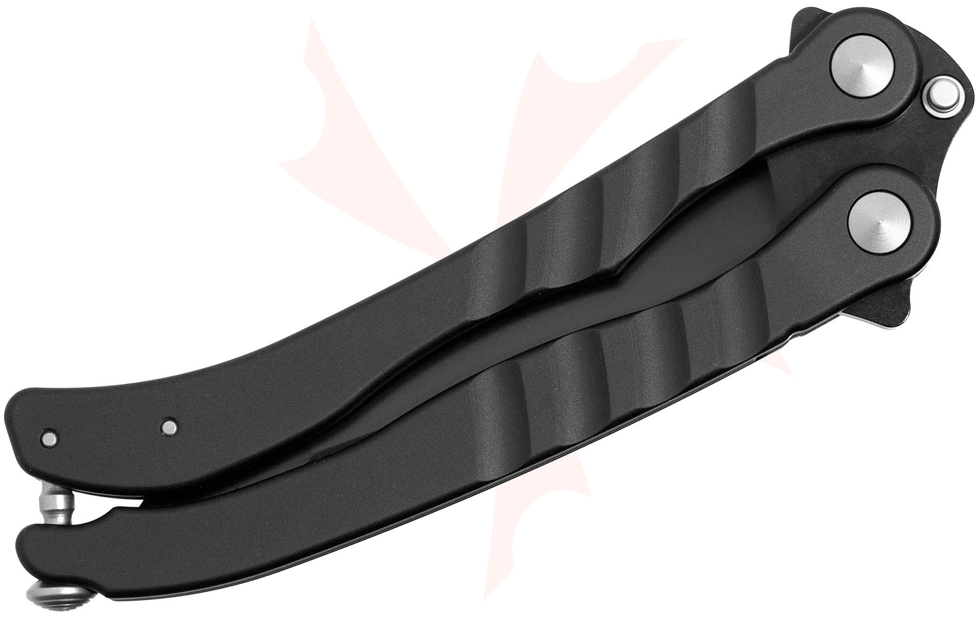 Microtech 170-1BR Metalmark Bali-Song 3.9" Black Plain Blade, Black ...