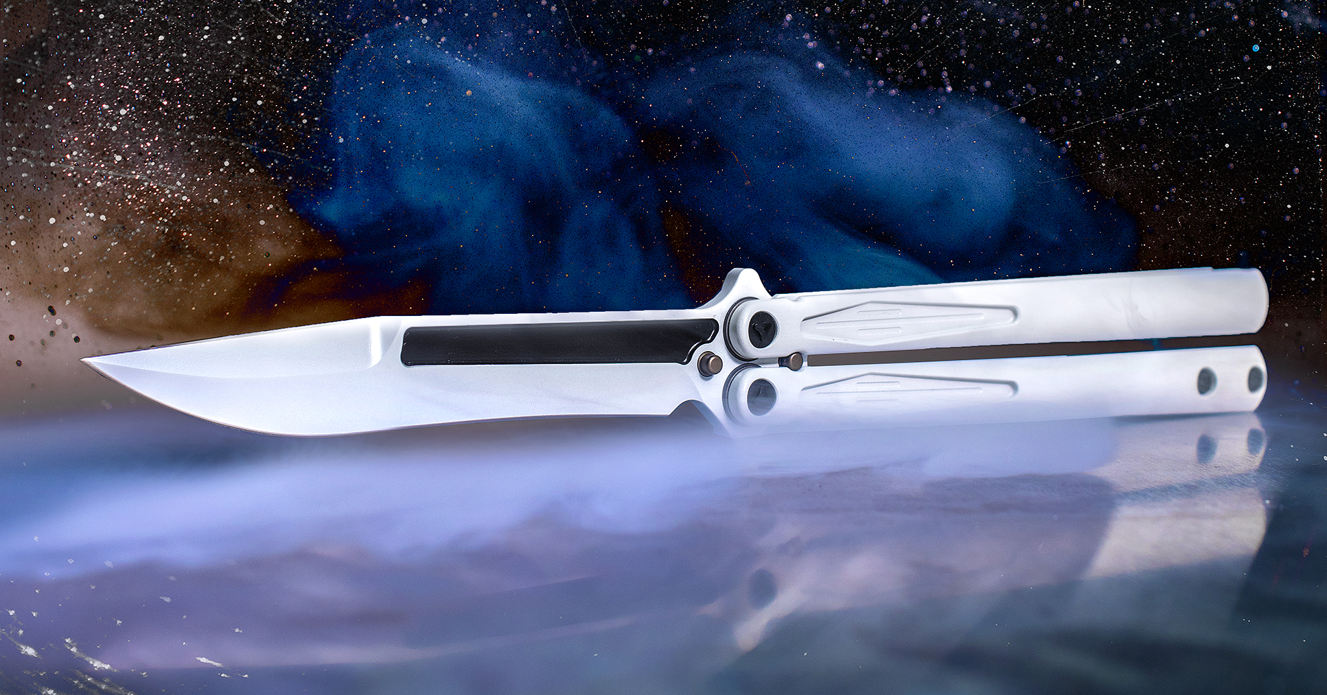 Microtech Special Stormtrooper Tachyon III Balisong Butterfly Knife 4.5 ...