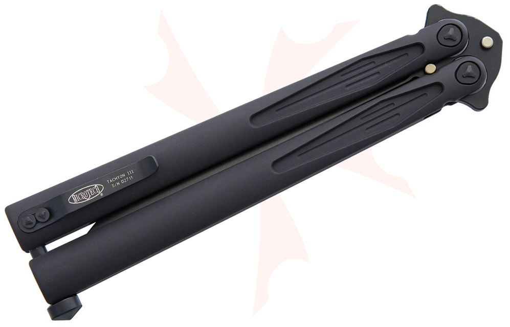 Microtech 173-1T Tachyon III Tactical Balisong Butterfly Knife 4.5 ...