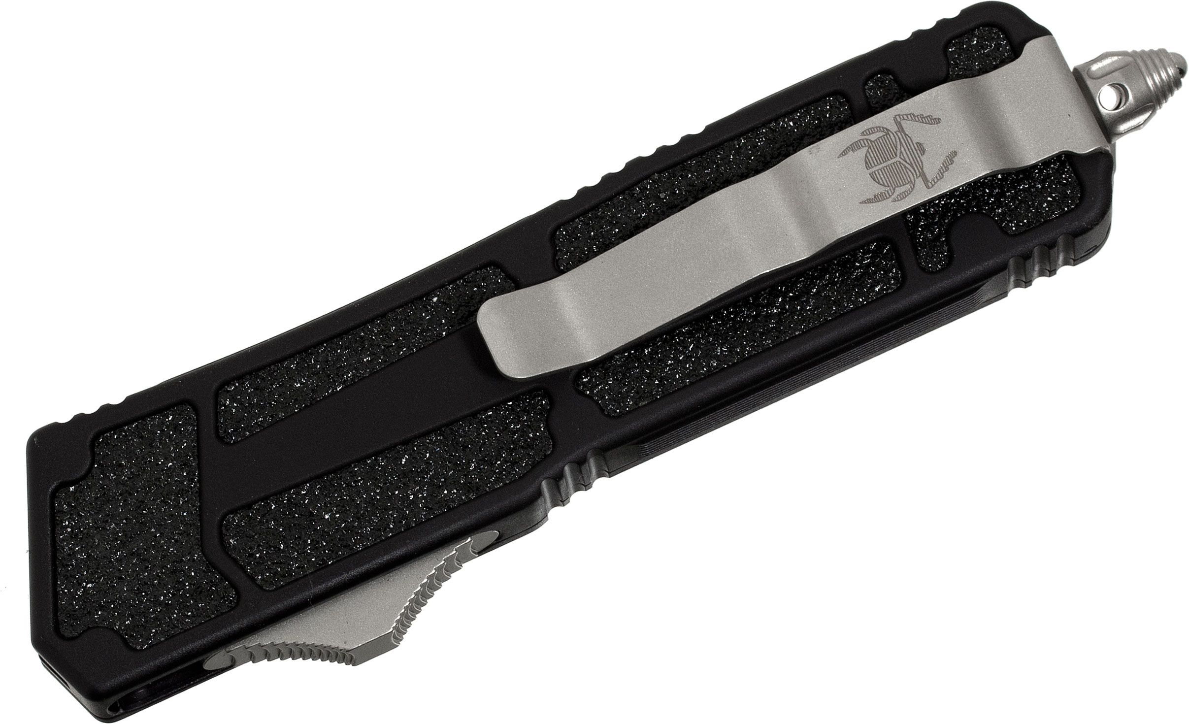 Microtech 180-4 QD Scarab AUTO OTF 3.5" Satin Double Plain Edge Blade ...