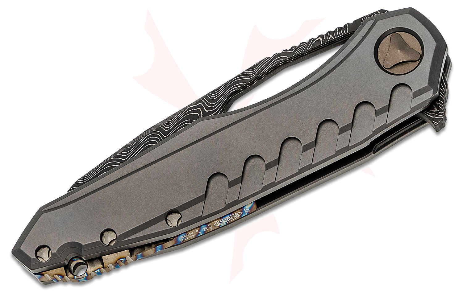 Microtech Signature Series 196-16 Custom Sigil MK6 #035 Flipper Knife 3 ...