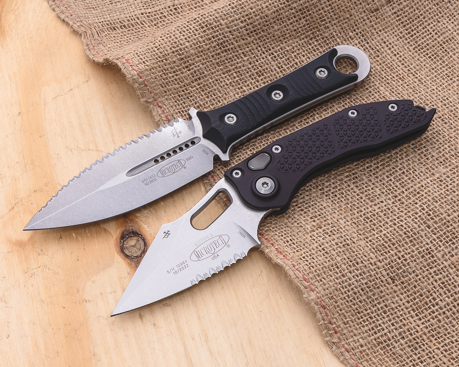 Microtech/Borka Blades 201-12 SBD Fixed Blade Knife 4.375" Stonewashed ...