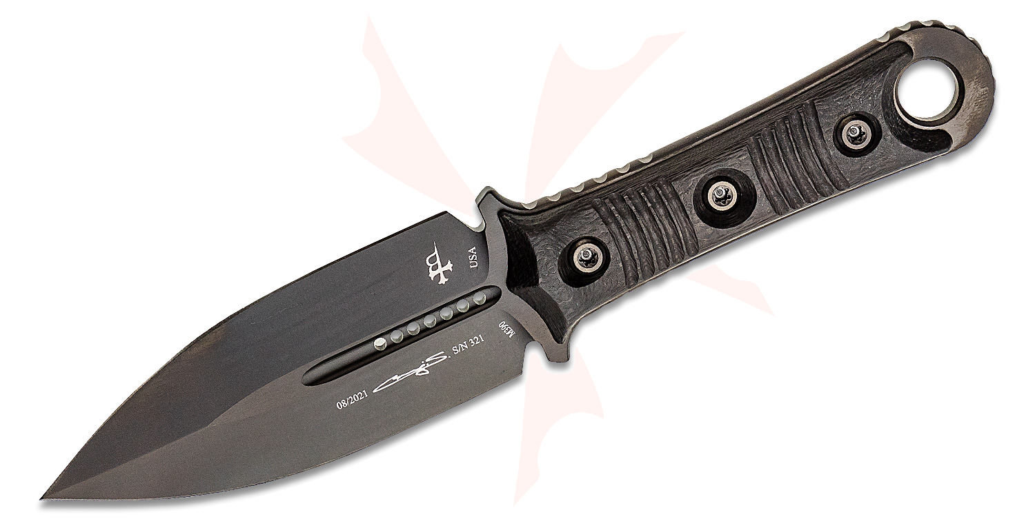 Microtech/Borka Blades 201-1DLCS Signature Series SBD Fixed Blade Knife ...