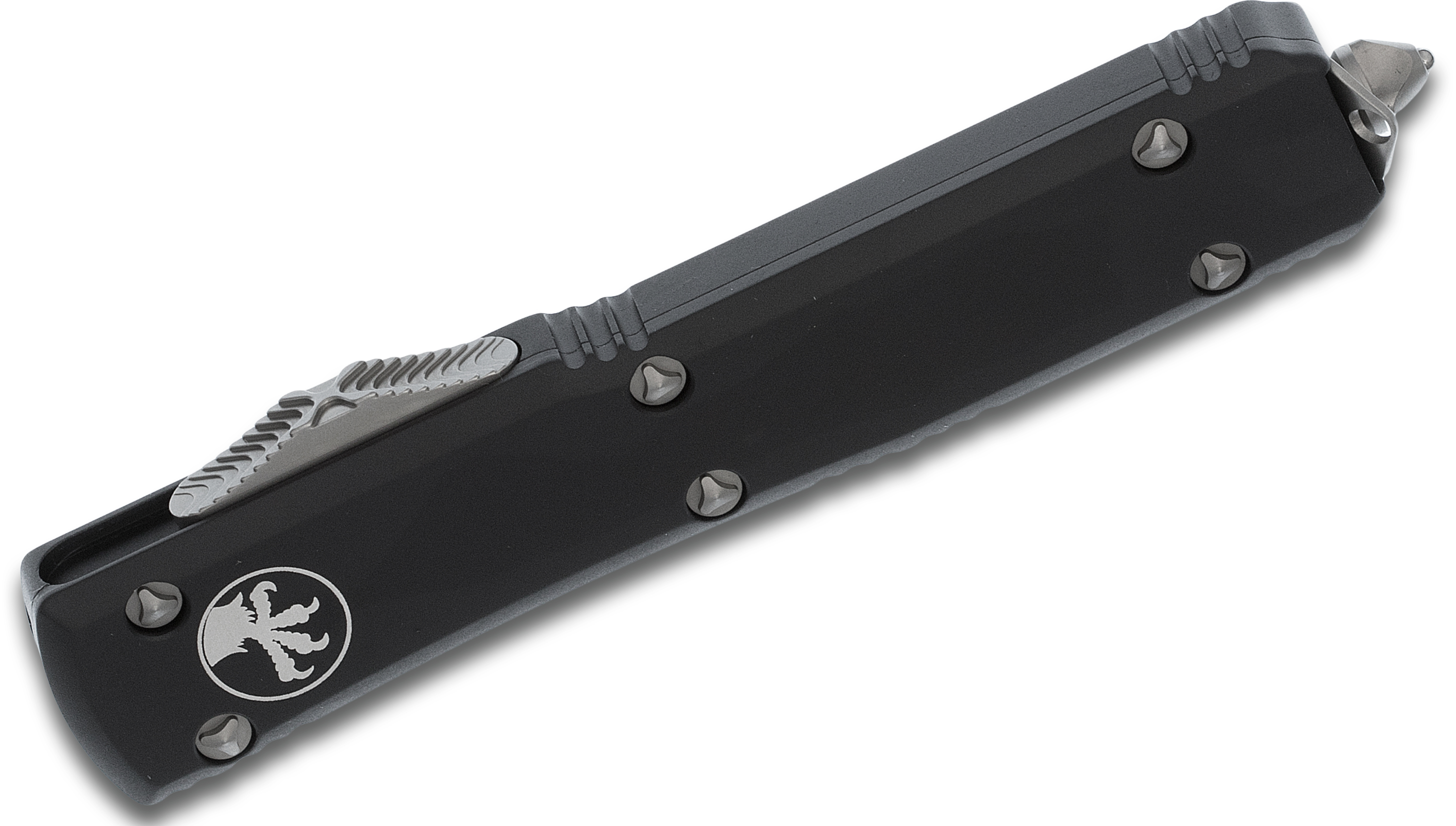 Microtech 223-3 Spartan Ultratech AUTO OTF 3.46" Black Double Edge ...