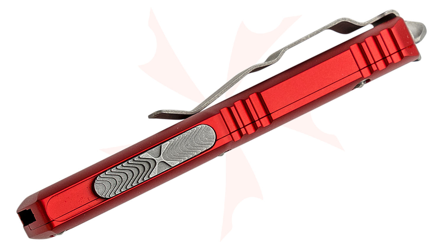 Microtech 230-10APRD Spartan UTX-85 AUTO OTF 3" Apocalyptic Double Edge ...