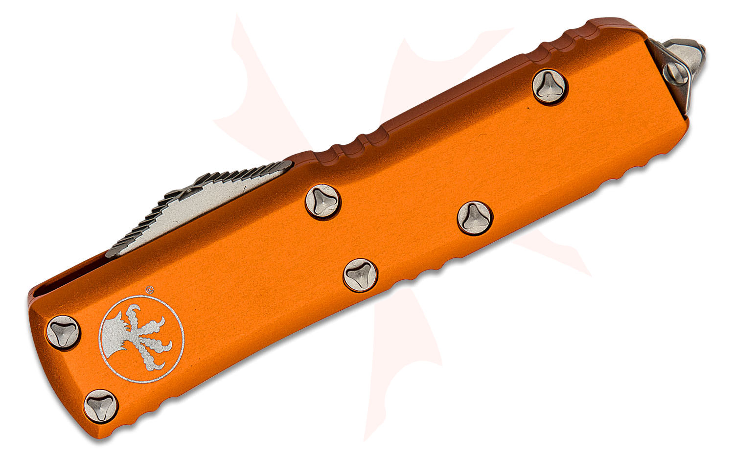 Microtech 232-10OR UTX-85 AUTO OTF Knife 3" Stonewashed Double Edge ...