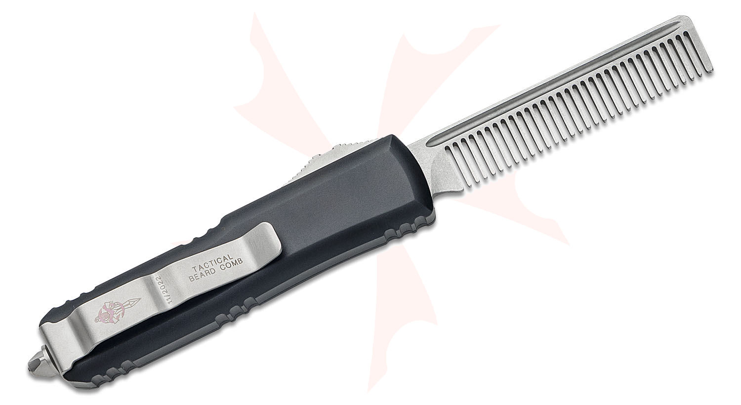 Microtech "Marfione Custom Knives" UTX-85 OTF Knife Tactical Beard Comb ...