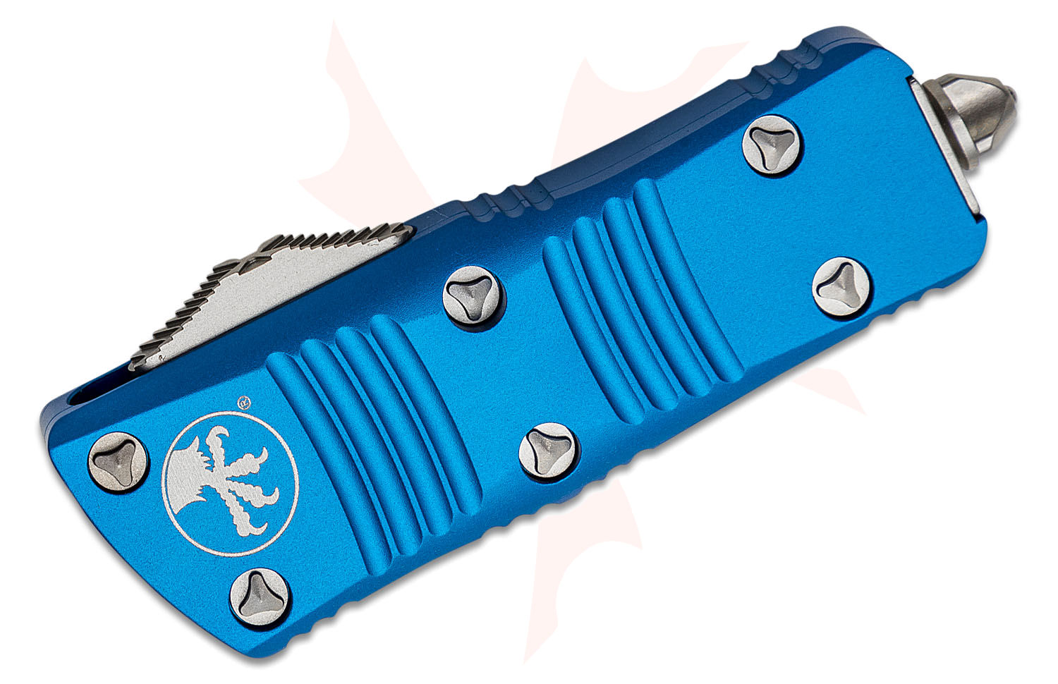 Microtech 238-4BL Troodon Mini OTF AUTO Knife 1.99" Satin Double Edge ...