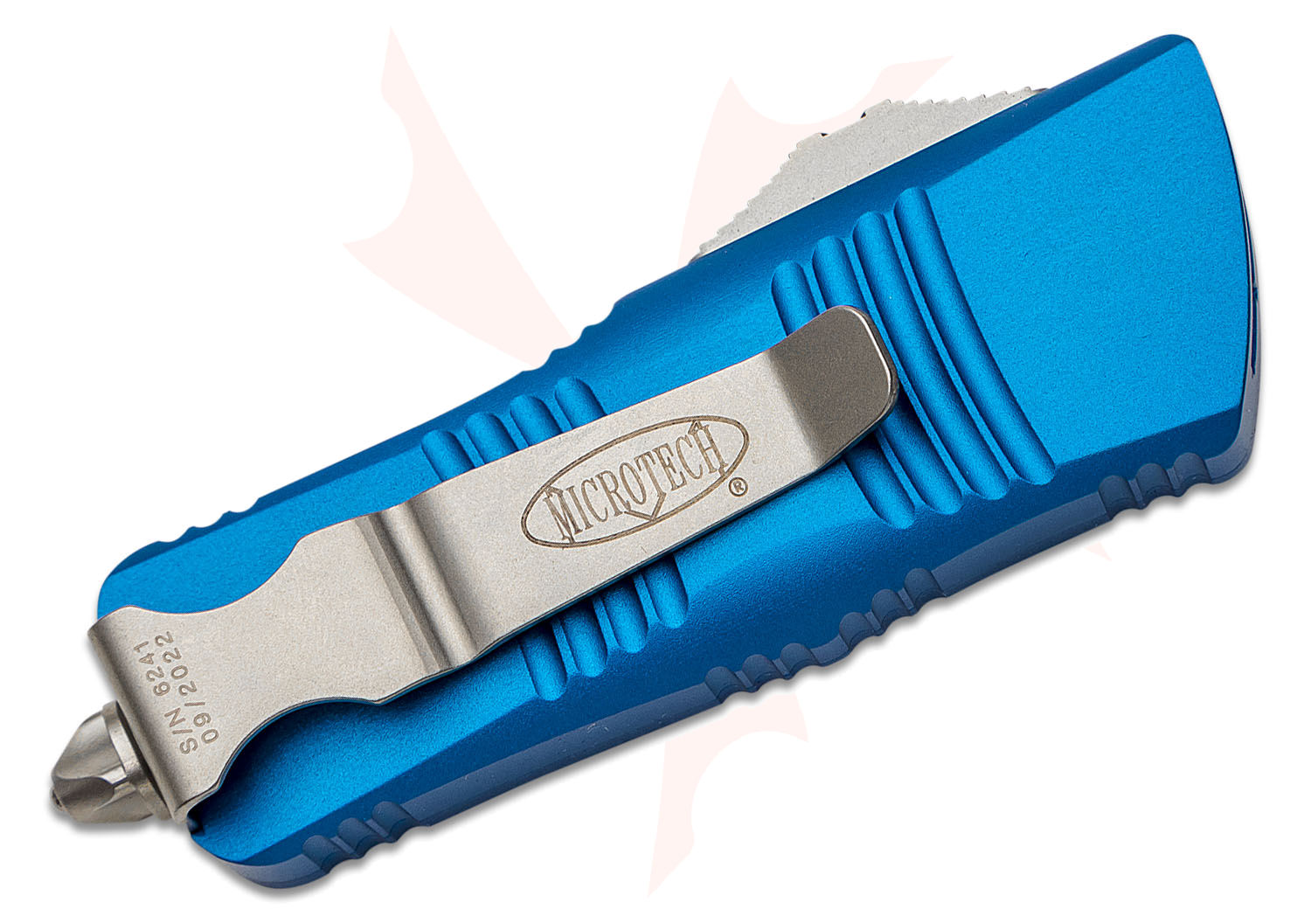 Microtech 238-4BL Troodon Mini OTF AUTO Knife 1.99" Satin Double Edge ...