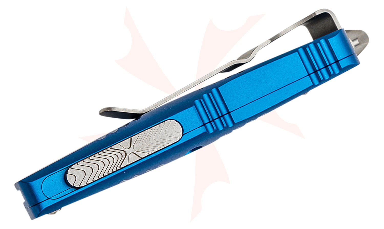 Microtech 238-4BL Troodon Mini OTF AUTO Knife 1.99" Satin Double Edge ...