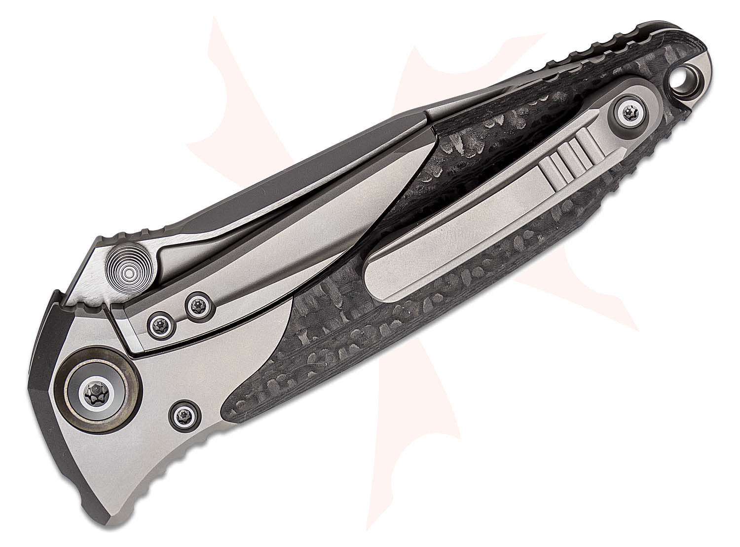 Microtech Socom Bravo Manual Folding Knife 4" M390 Blasted Clip Point ...