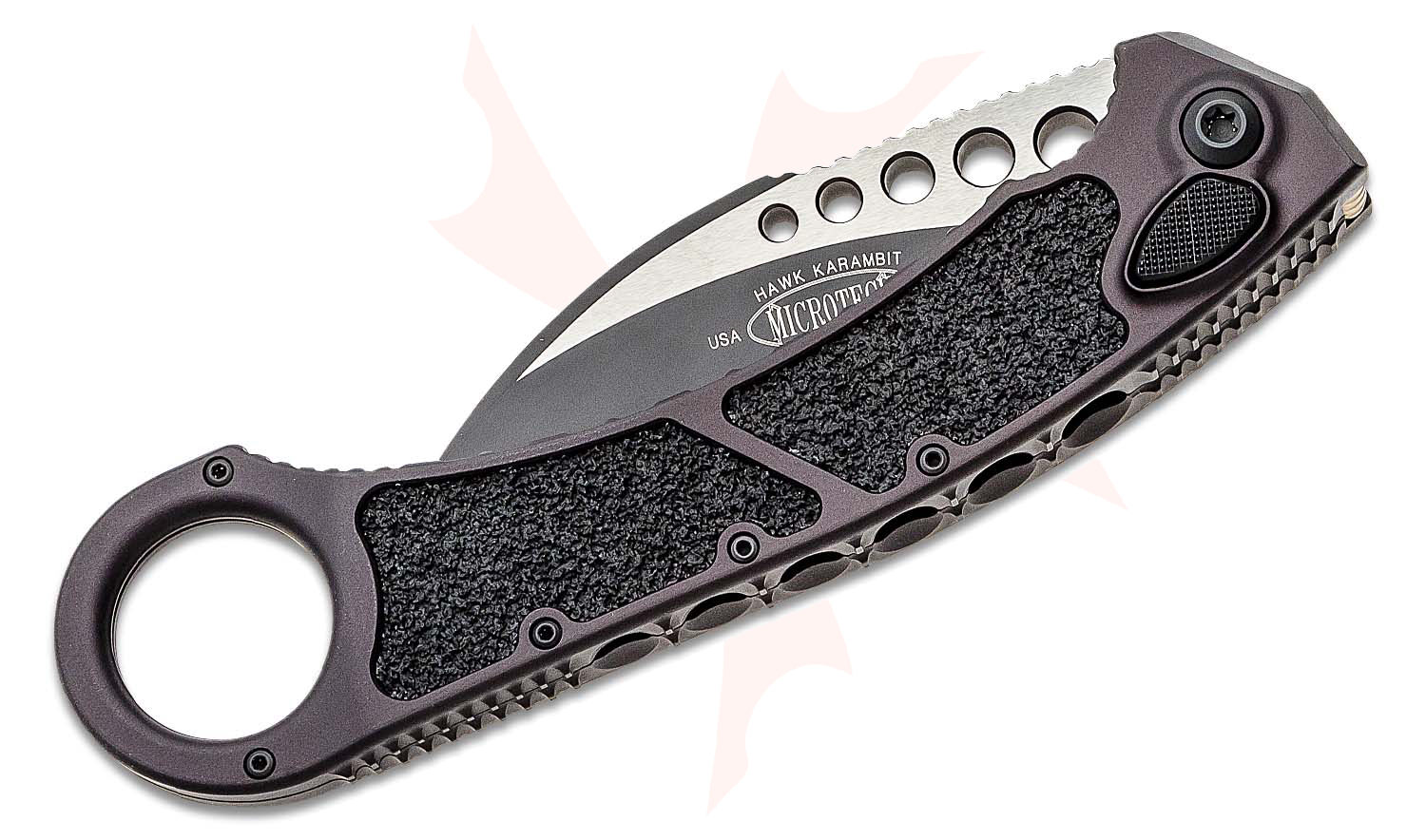 Microtech 266-3TPR Hawk Karambit Prototype #010 AUTO Folding Knife 3.95 ...