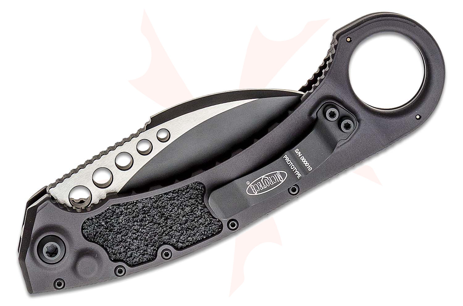Microtech 266-3TPR Hawk Karambit Prototype #010 AUTO Folding Knife 3.95 ...