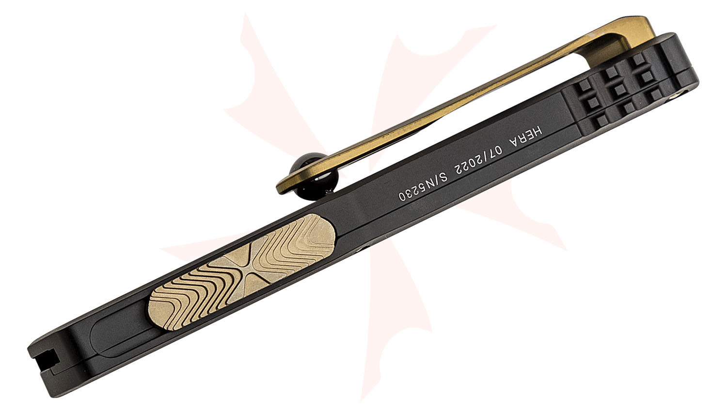 Microtech 702-13 Hera OTF AUTO Knife 3.125" Bronze Double Edge Dagger ...