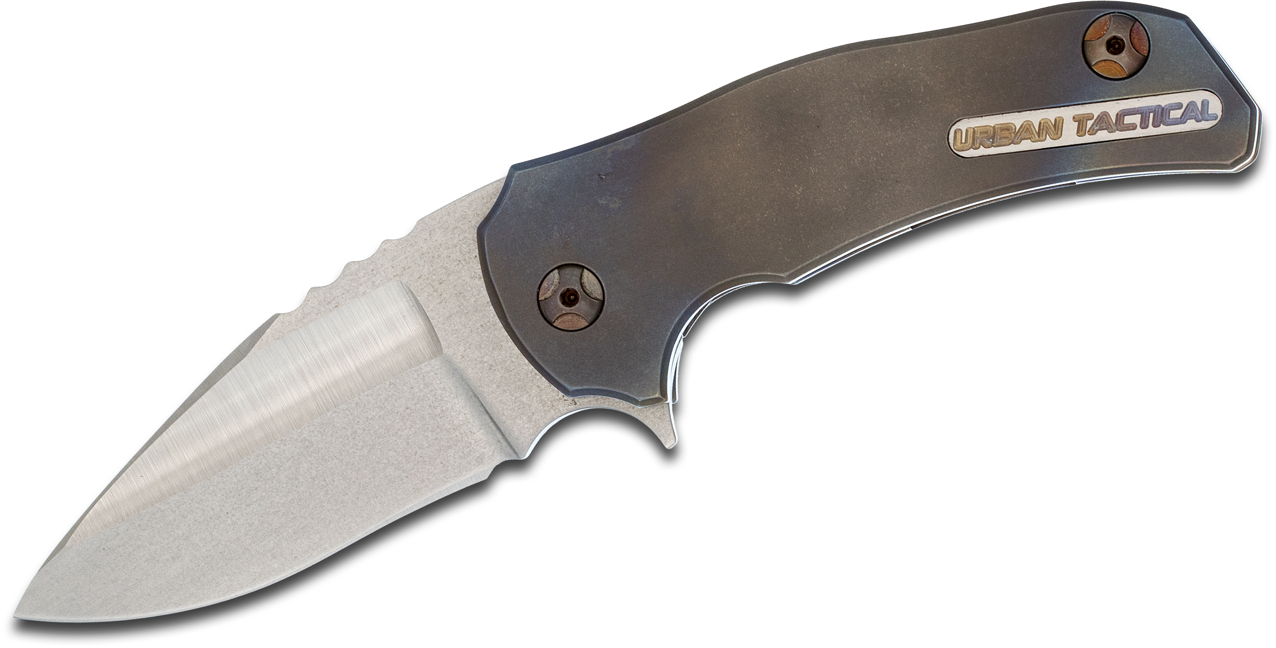 Mikkel Willumsen Custom CWC Flipper 3.375" CPM154 Two-Tone Compound ...