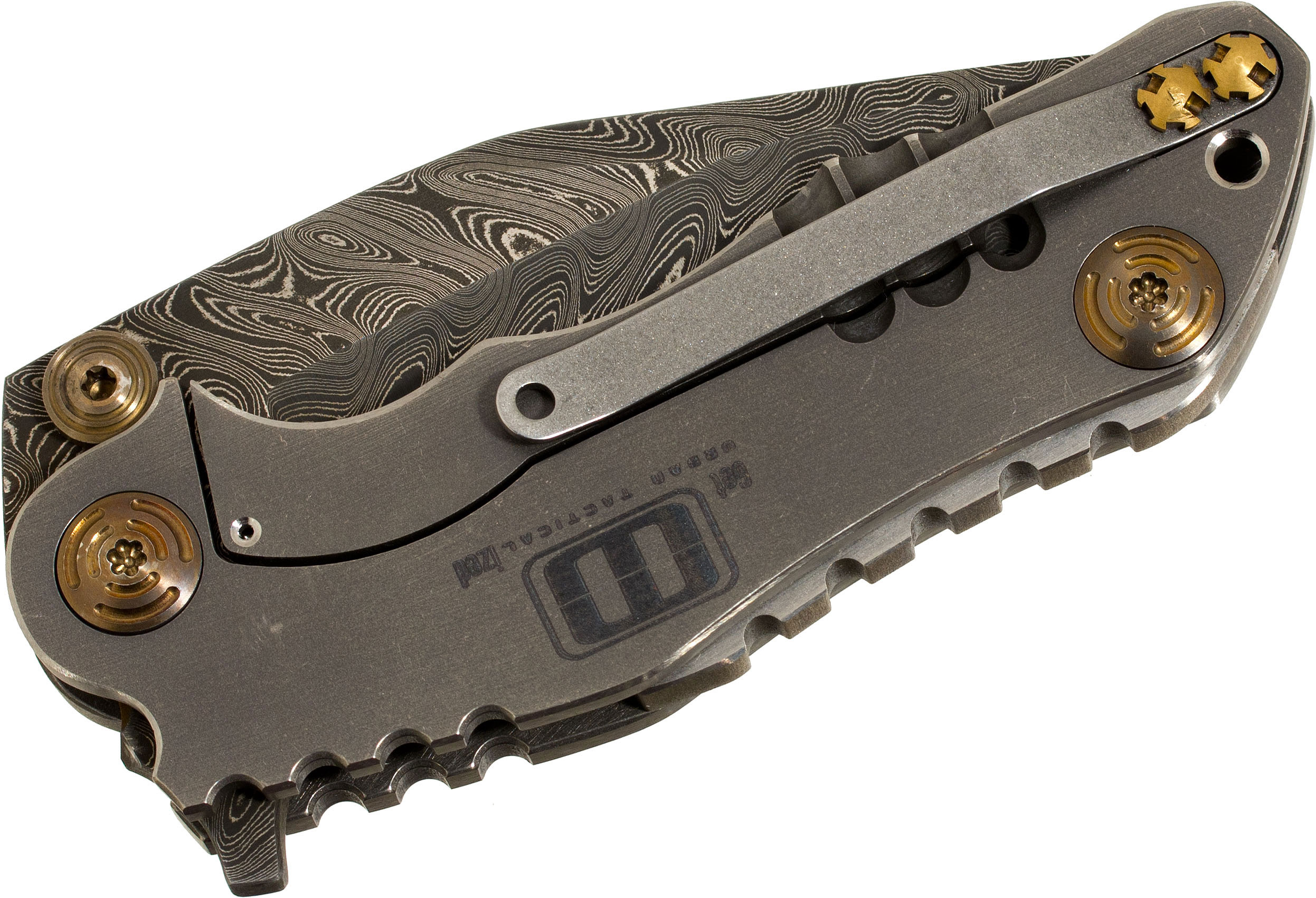 Mikkel Willumsen Urban Tac Damascus Custom 3.5" Chad Nichols Damascus ...