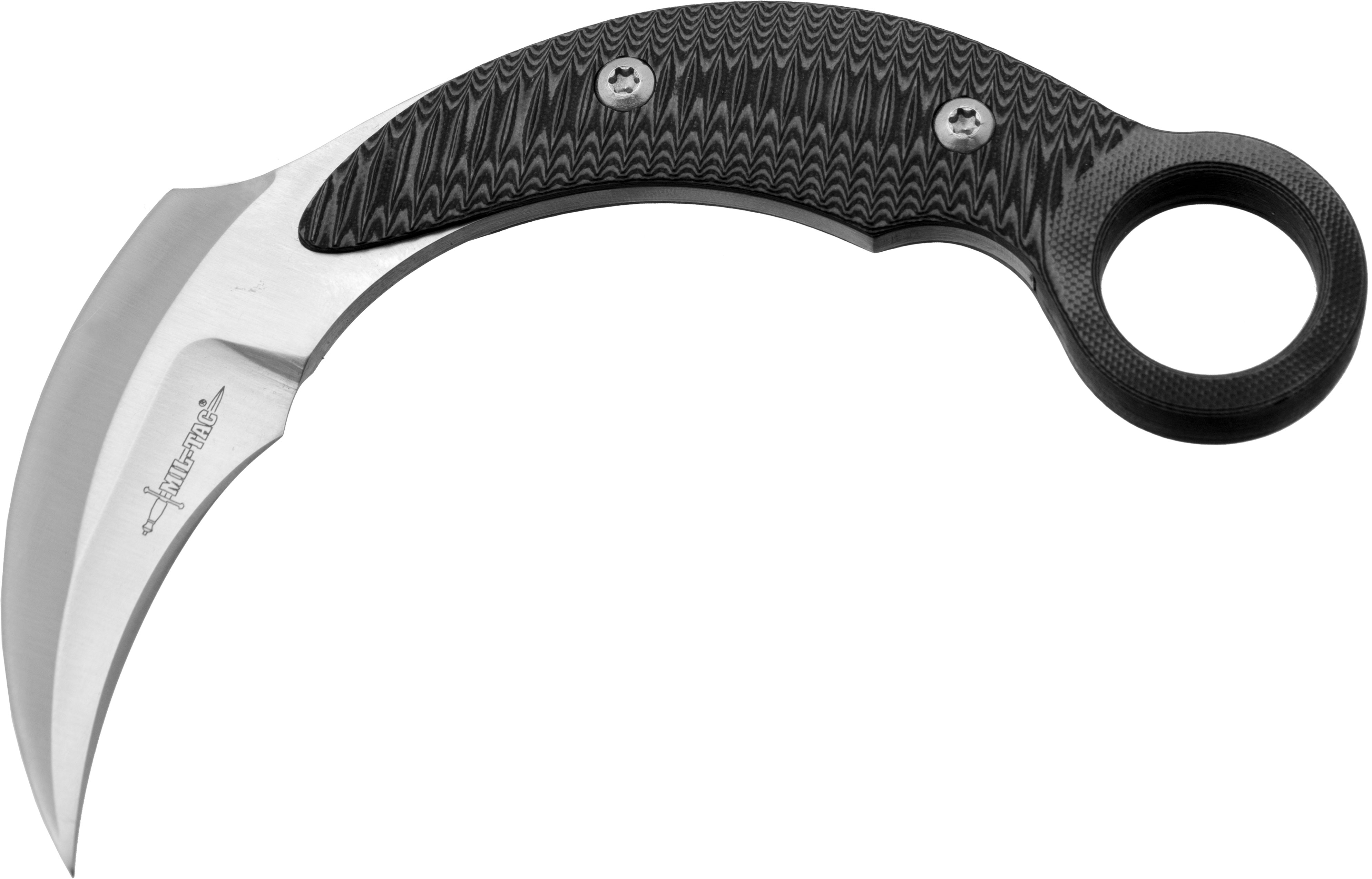 Mil-Tac Jerry Hossom Kerambitch Karambit 3.3" Satin Hawkbill Blade ...