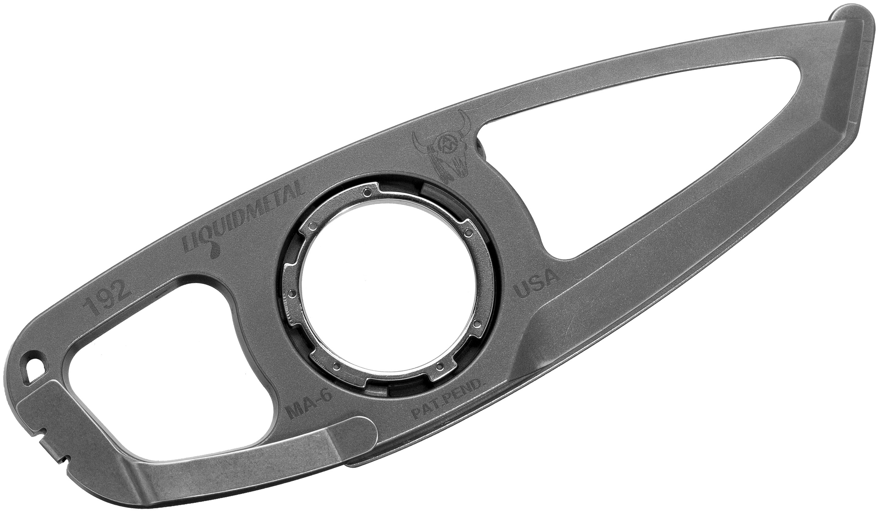 Miltner Adams MA-6 Hybrid Knife Molded in Liquidmetal 2.6" Tanto Blade ...