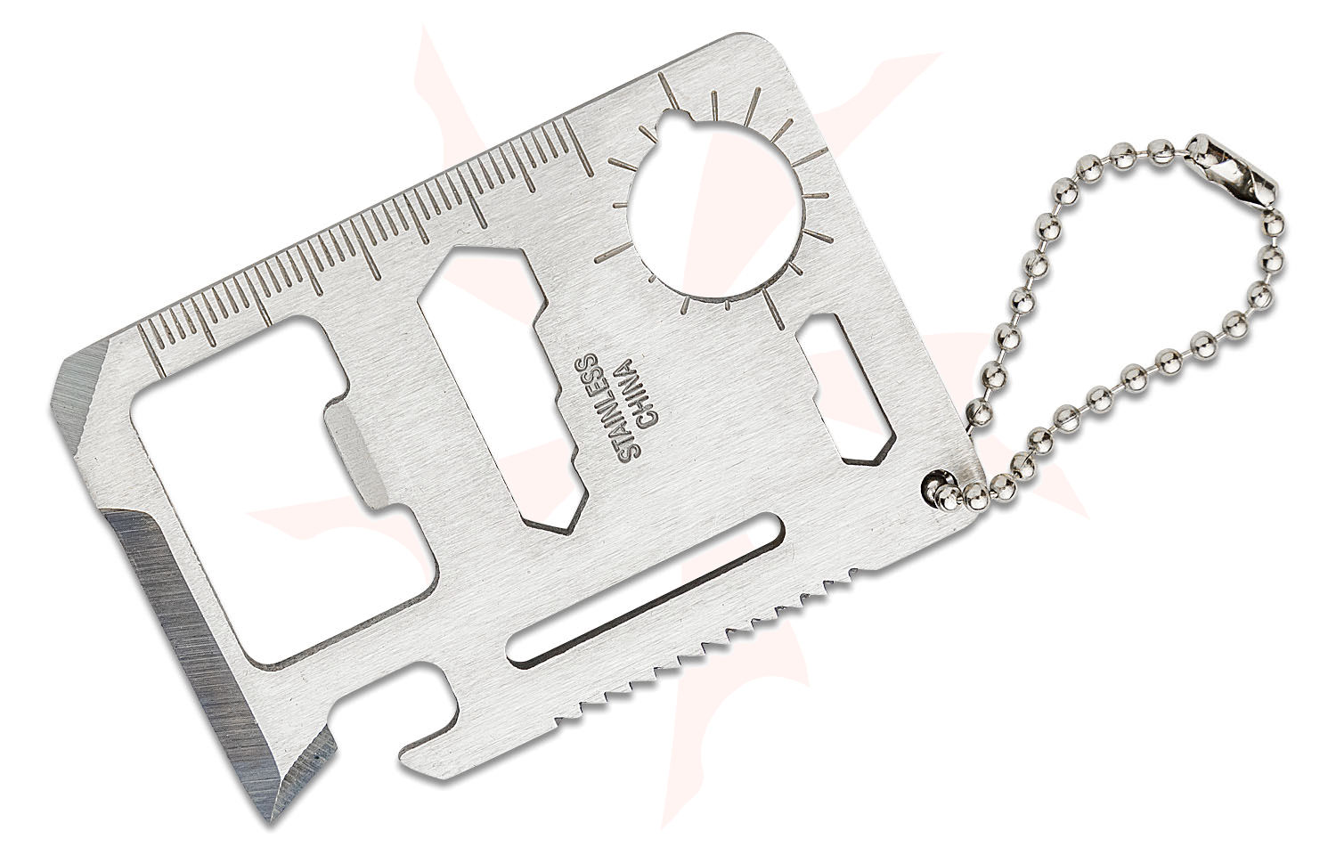 Stainless Steel Survival Card - KnifeCenter - MI118