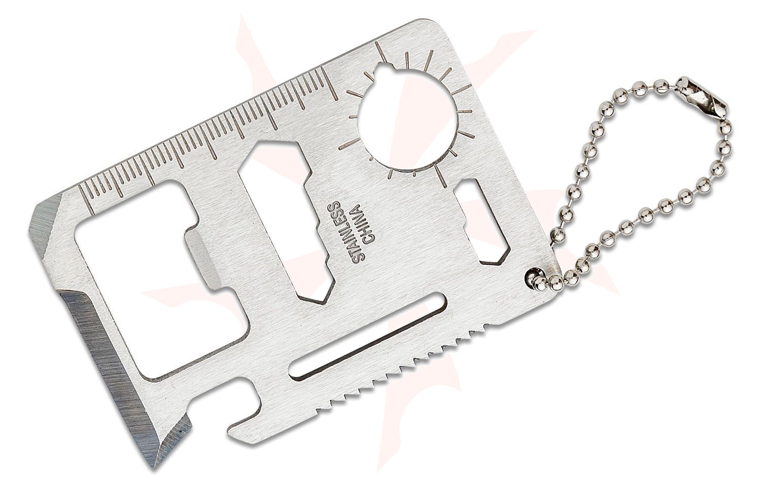 Stainless Steel Survival Card - KnifeCenter - MI118
