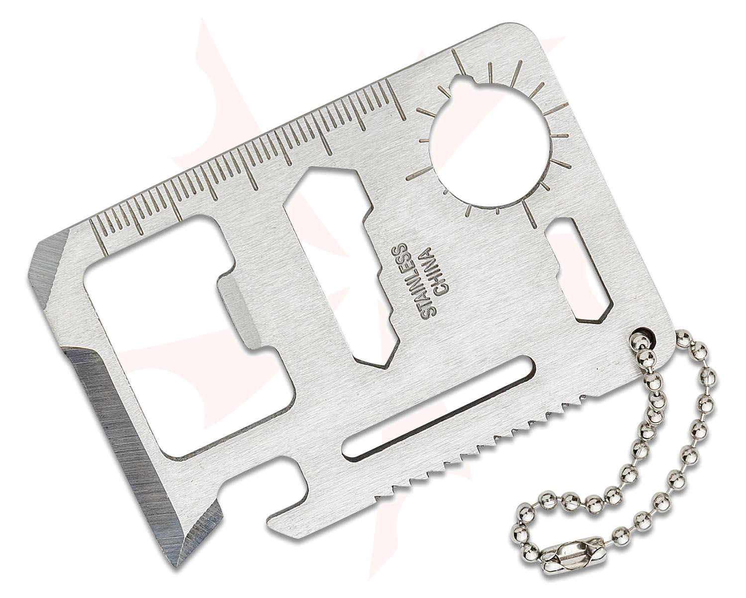 Stainless Steel Survival Card - KnifeCenter - MI118