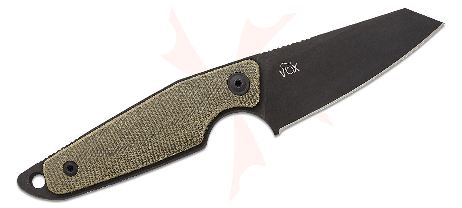 MKM Knives Jesper Voxnaes Makro 2 Fixed Blade 2.91" M390 Black ...