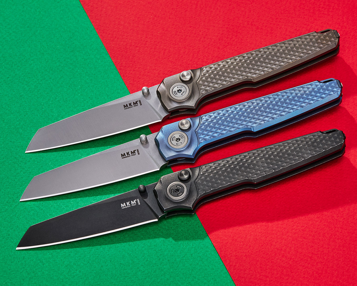 MKM LionSteel Simone Tonolli Miura Button Lock Folding Knife 2.72" M390 ...