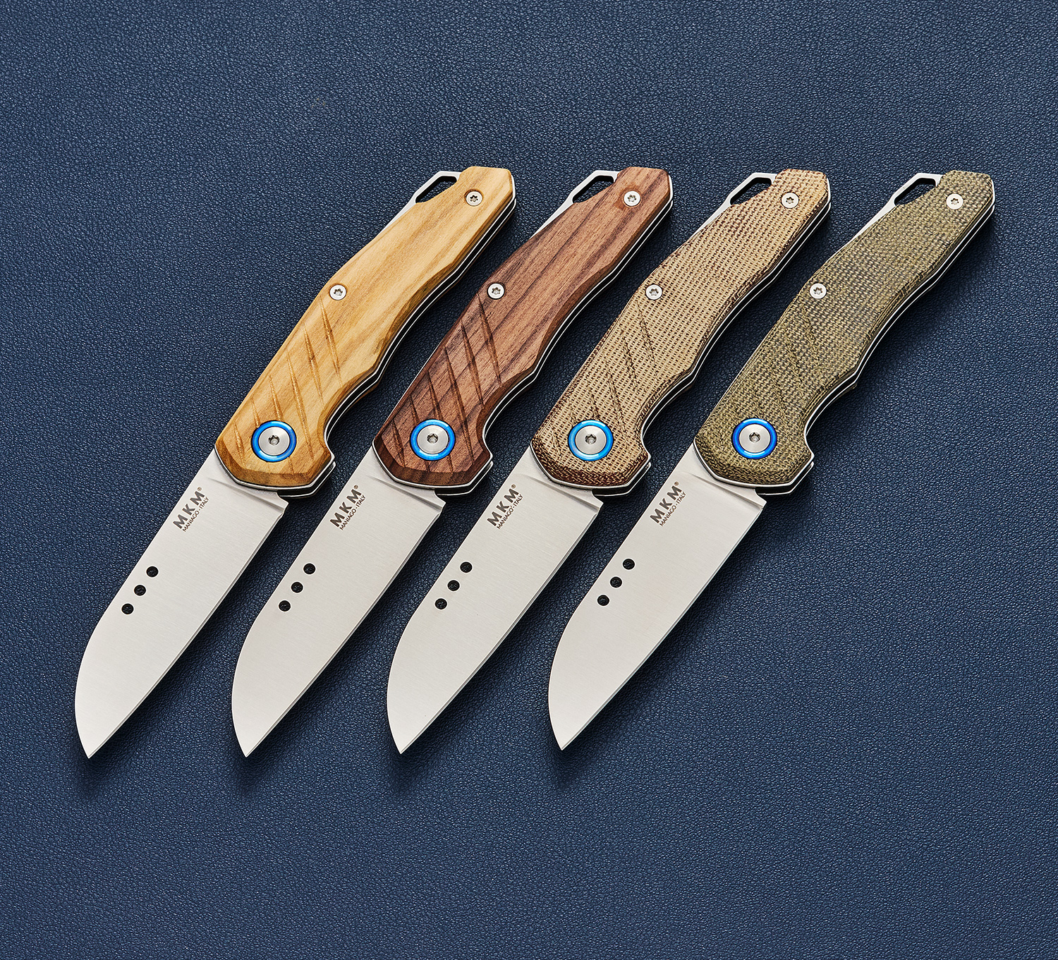 MKM Knives Jens Anso Root Slipjoint Folding Knife 2.8" M390 Satin ...