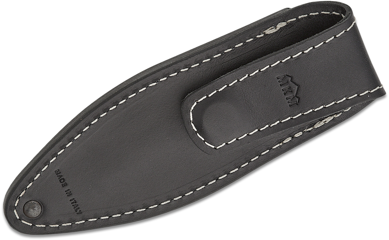 MKM TPF Black Pocket Leather Sheath with Magnetic Closure - KnifeCenter ...
