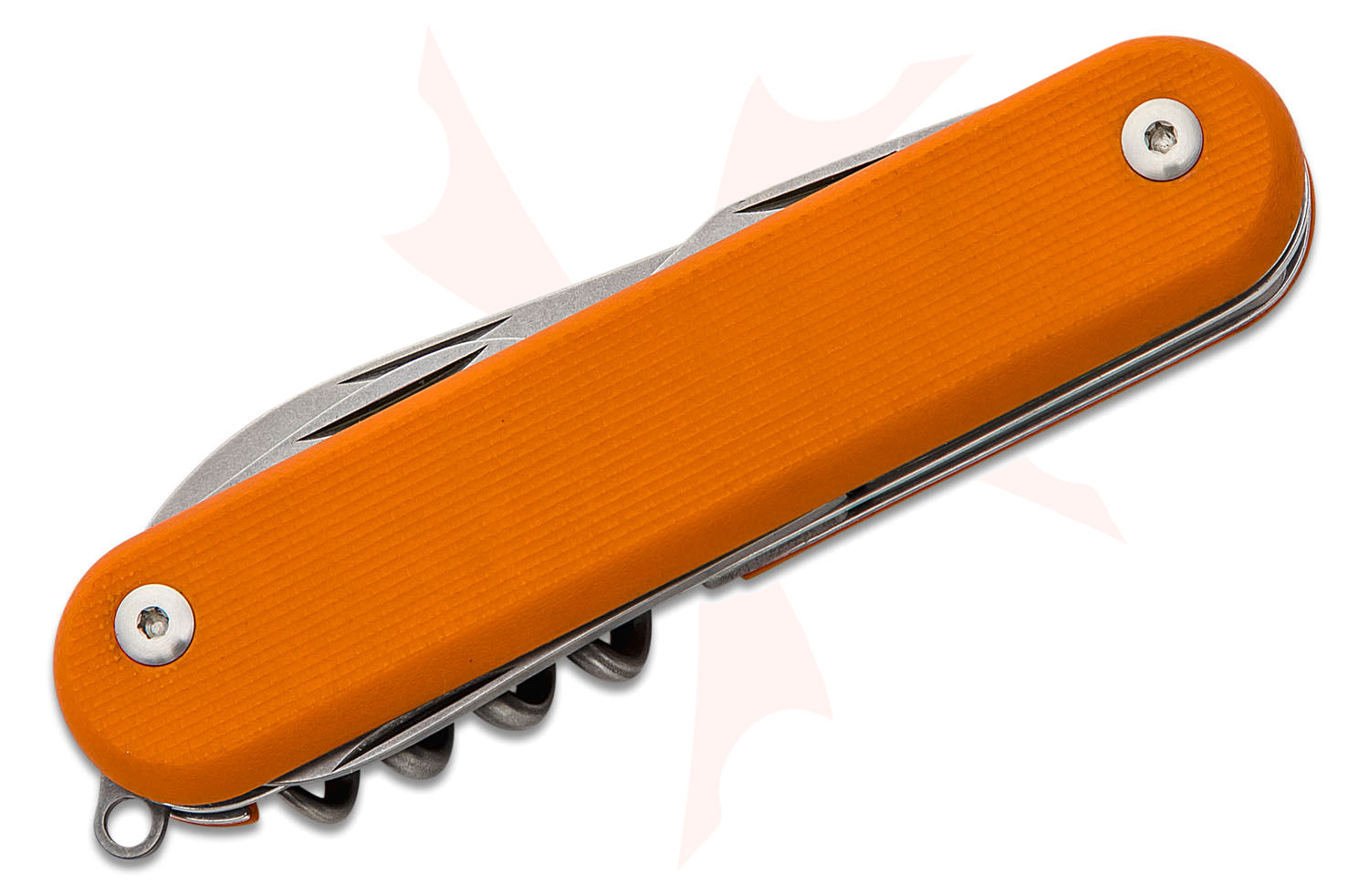 MKM Mercury Knives Malga 6 Multi-Tool Folding Knife 2.64" M390 Stonewashed Pen Blade, Orange G10 ...