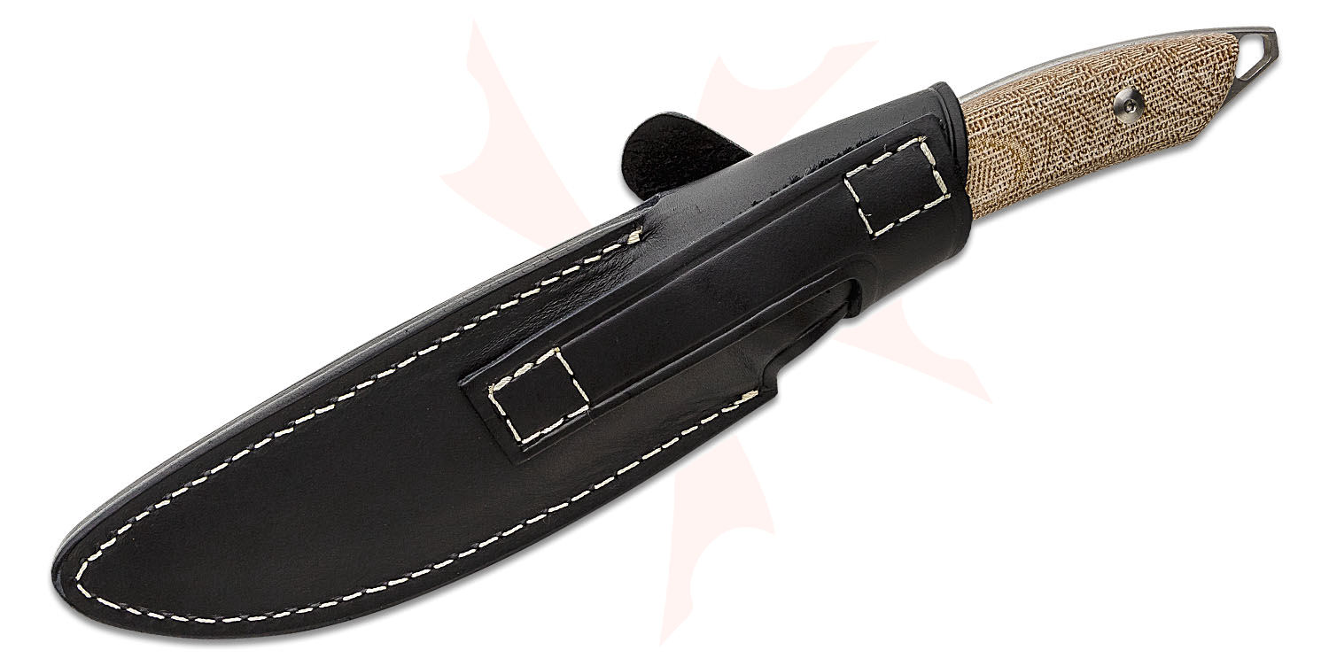 Mercury Knives 925-25CNC Trek Fixed Blade Knife 4.5" Stonewashed ...