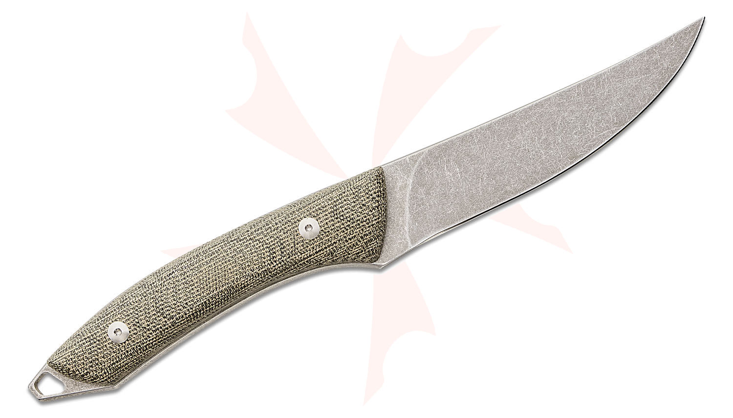 Mercury Knives 925-25CVC Trek Fixed Blade Knife 4.5" Stonewashed ...