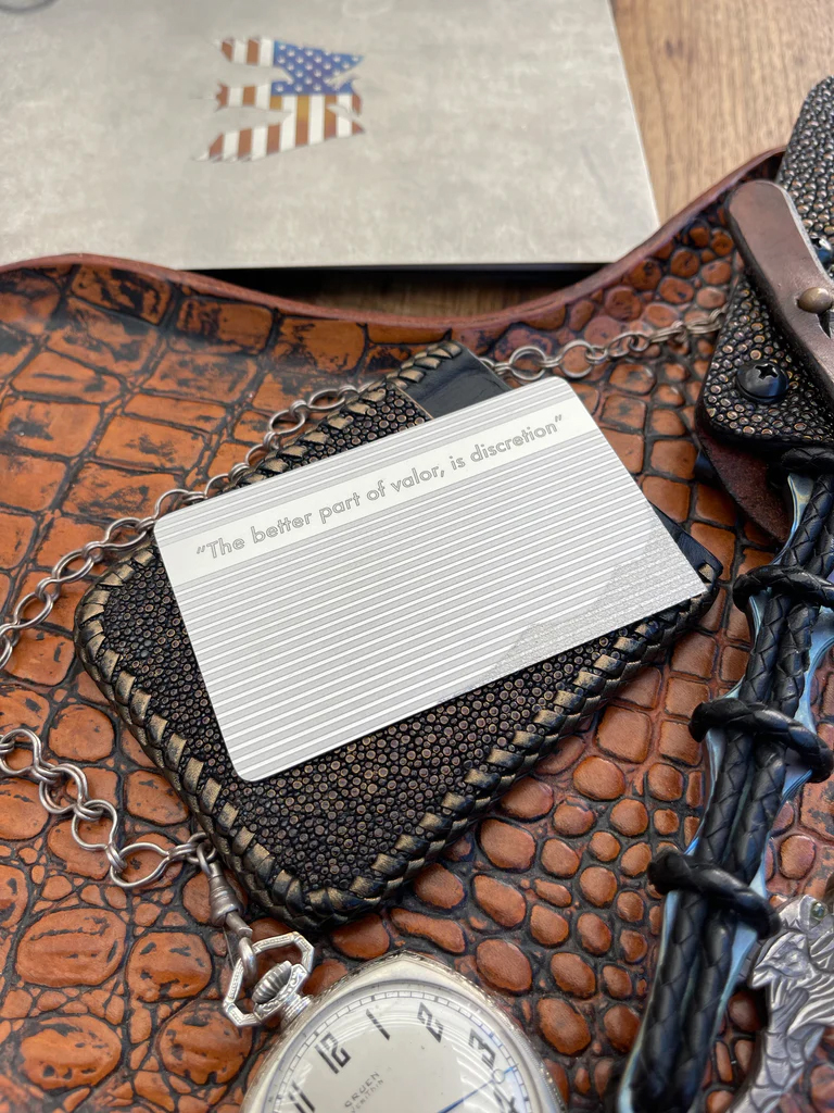 Mummert Knives Custom CC-L Titanium Credit Card Style Knife, DISCRETION ...