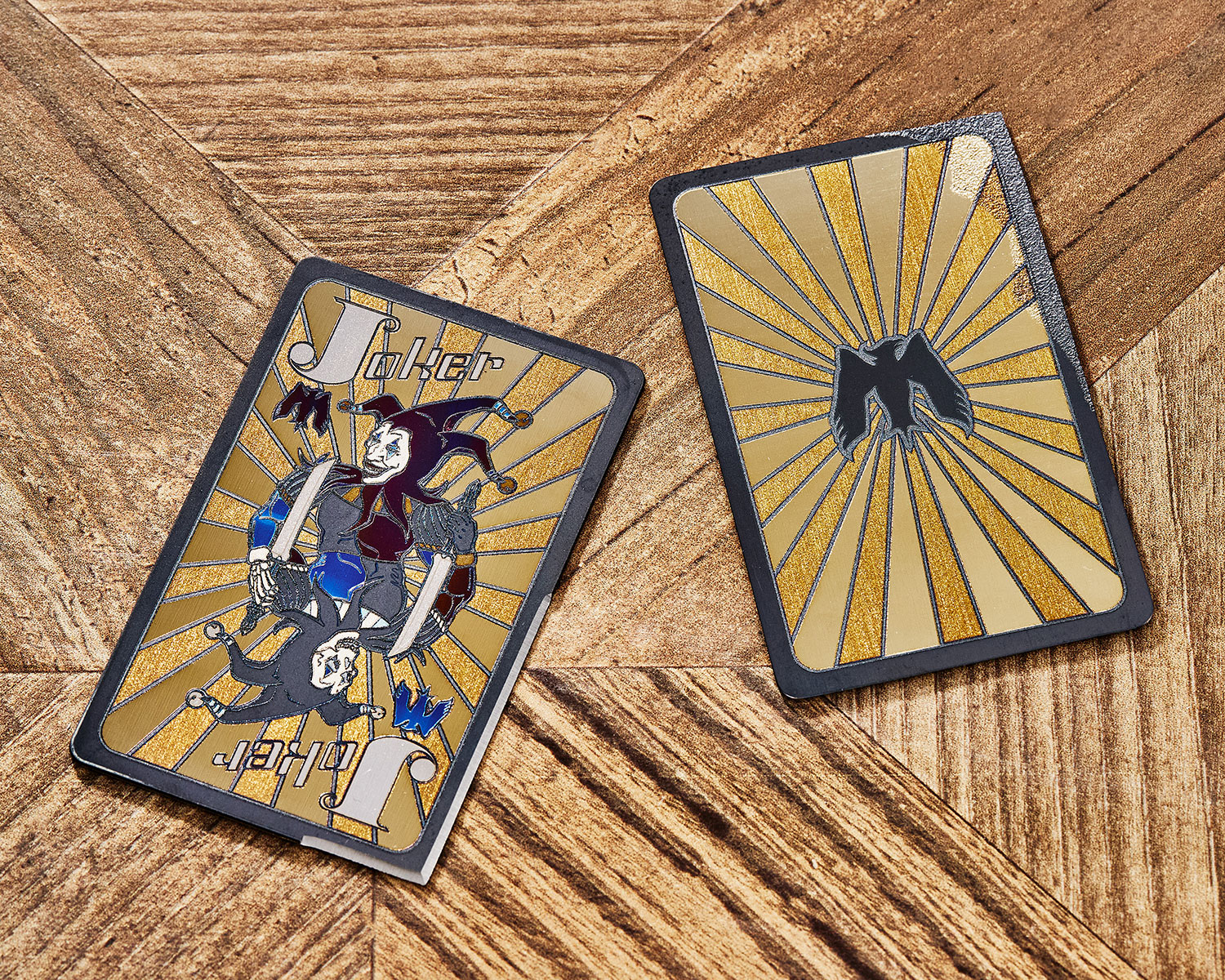 Mummert Knives Custom CC-L Titanium Credit Card Style Knife, Joker Card ...