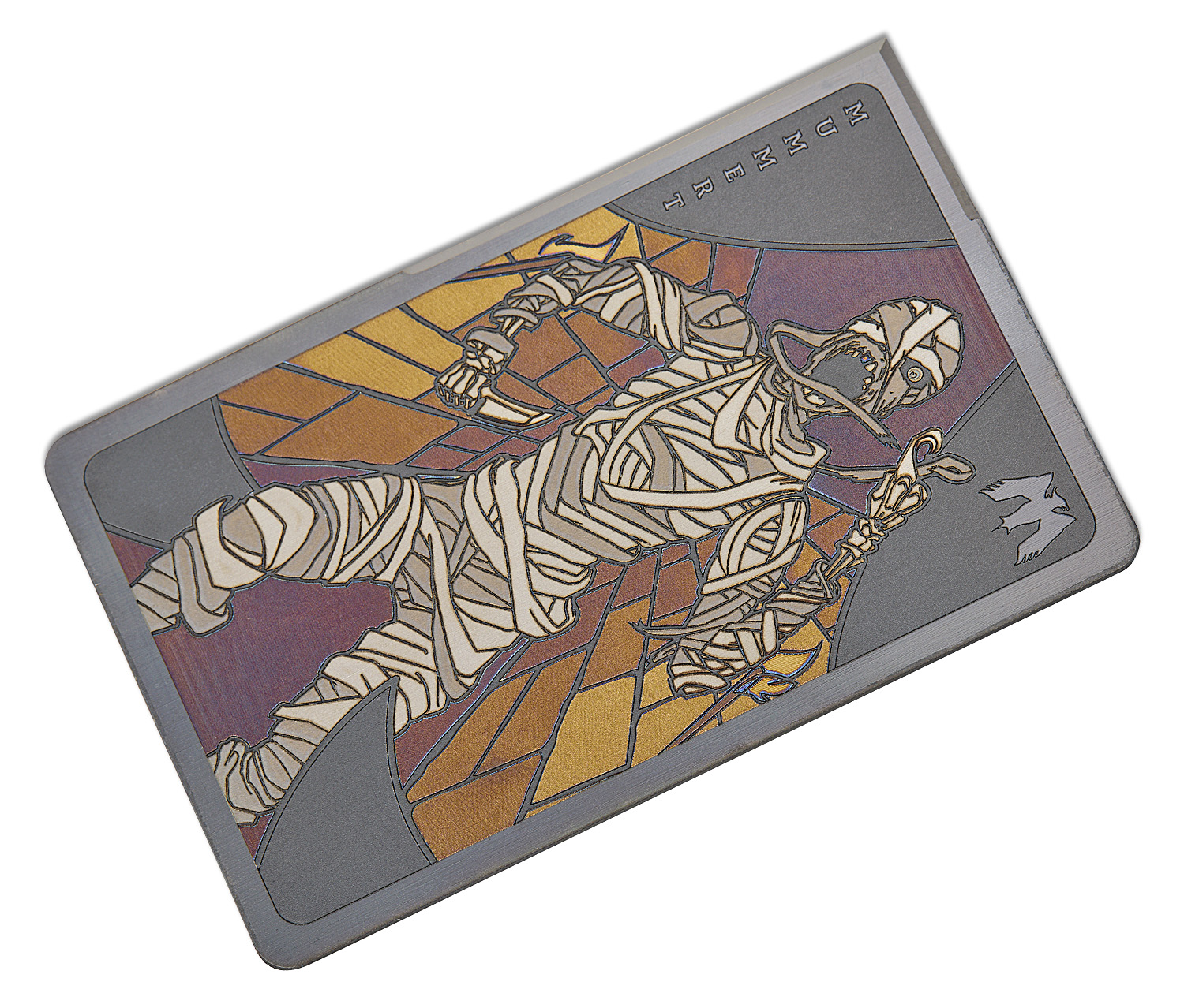 Mummert Knives Custom CC-L Titanium Credit Card Style Knife, The Mummy ...