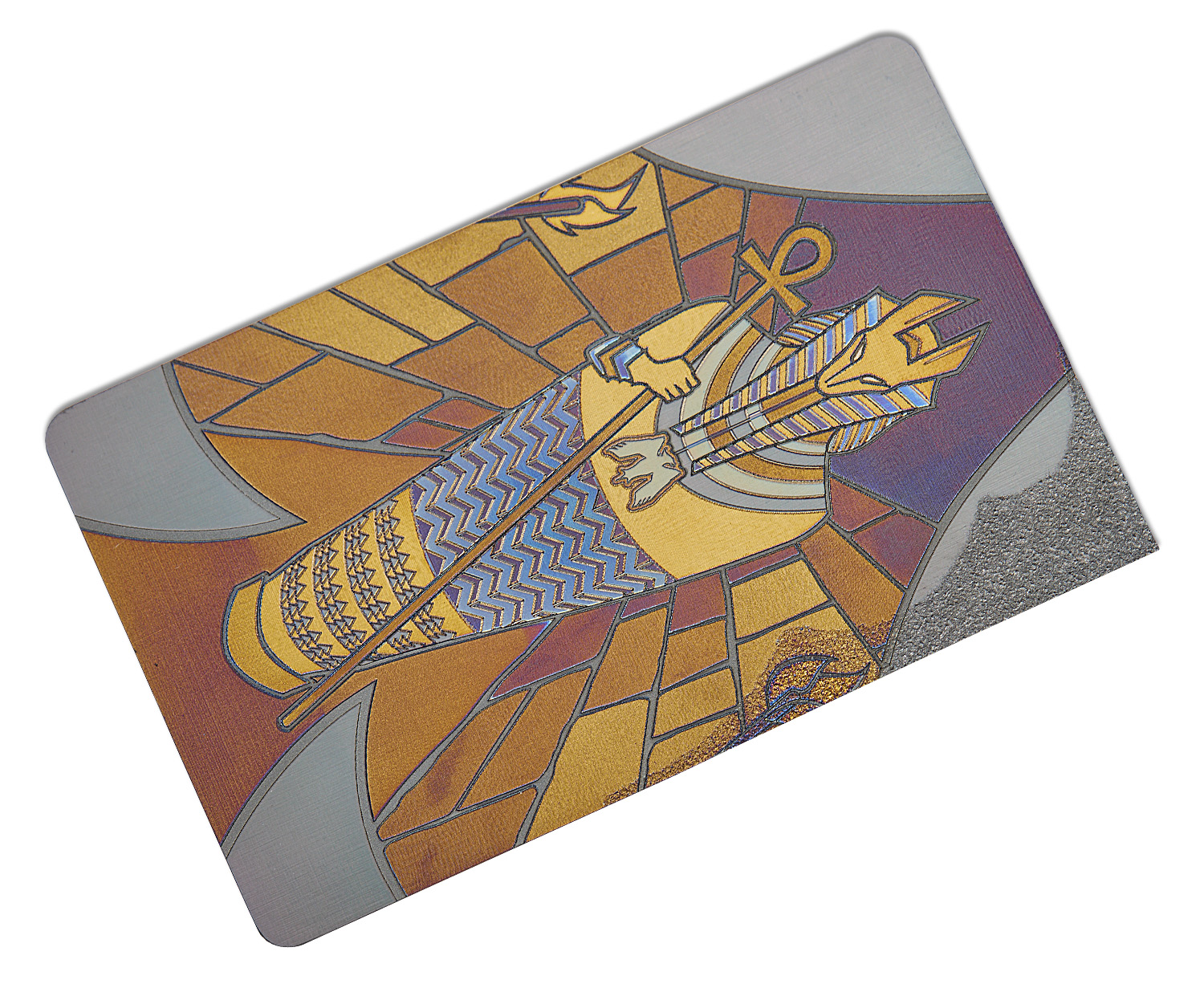 Mummert Knives Custom CC-L Titanium Credit Card Style Knife, The Mummy ...